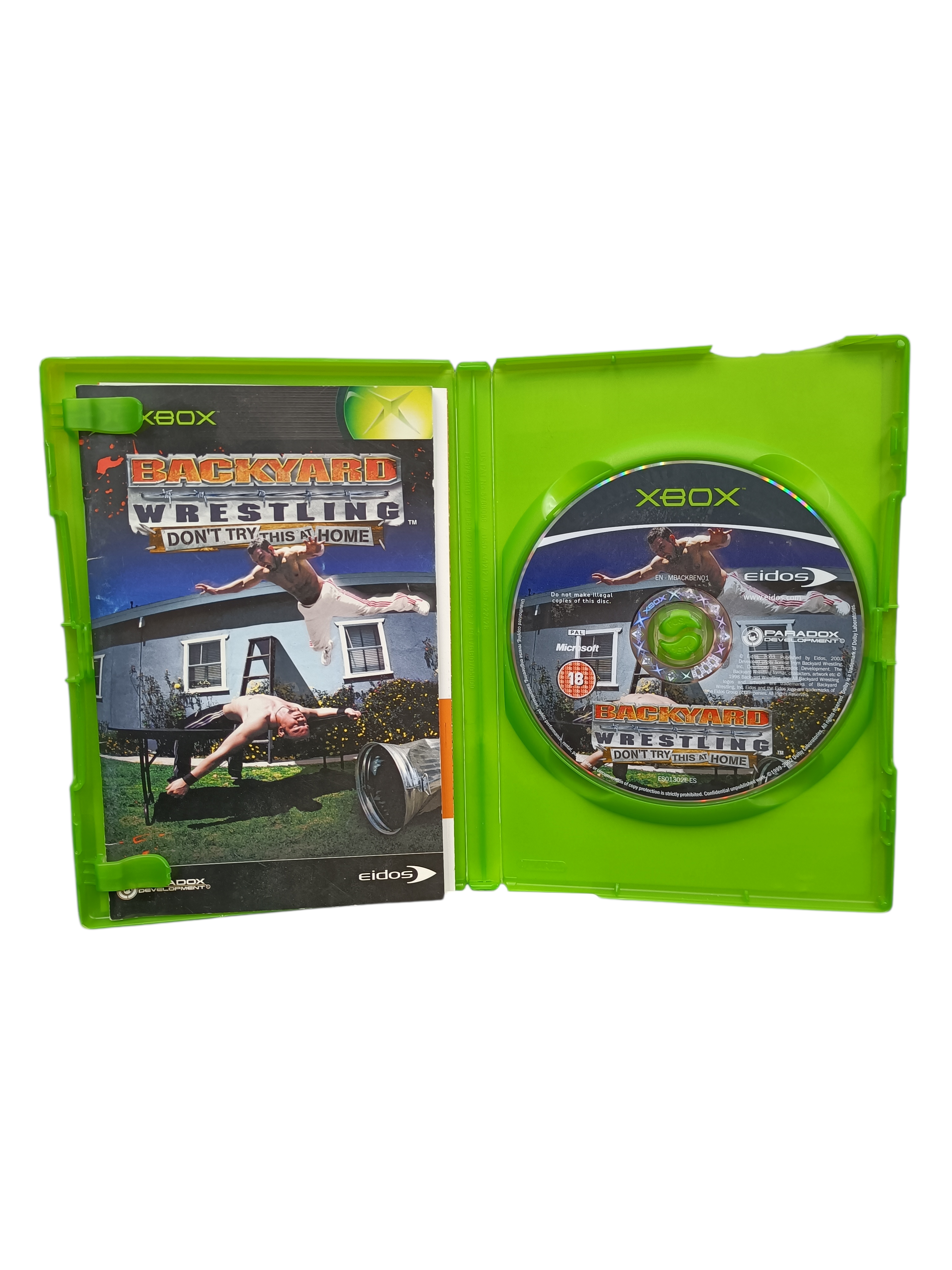 Pre-owned Backyard Wrestling: Don't Try this At Home Xbox Game - Own4Less